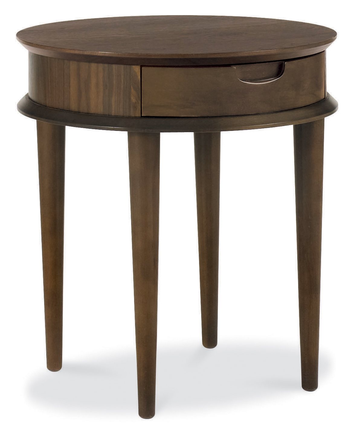 Oslo Walnut Lamp Table With Drawer | Living Room Furniture - Bentley ...