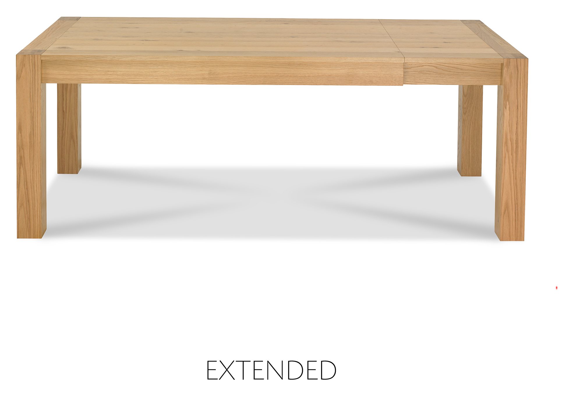 Turin Light Oak Medium End Extension Table | Dining - Bentley Designs ...