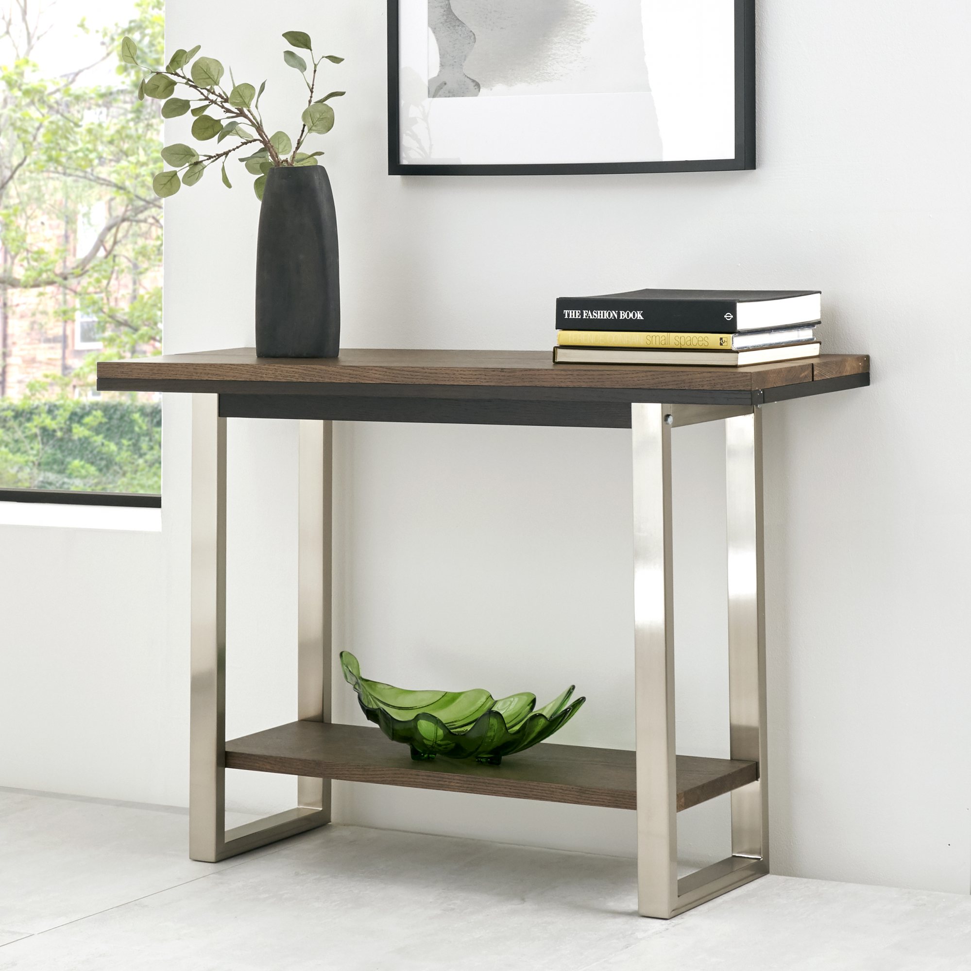 Tivoli Dark Oak Console Table | Living Room Furniture - Bentley Designs ...