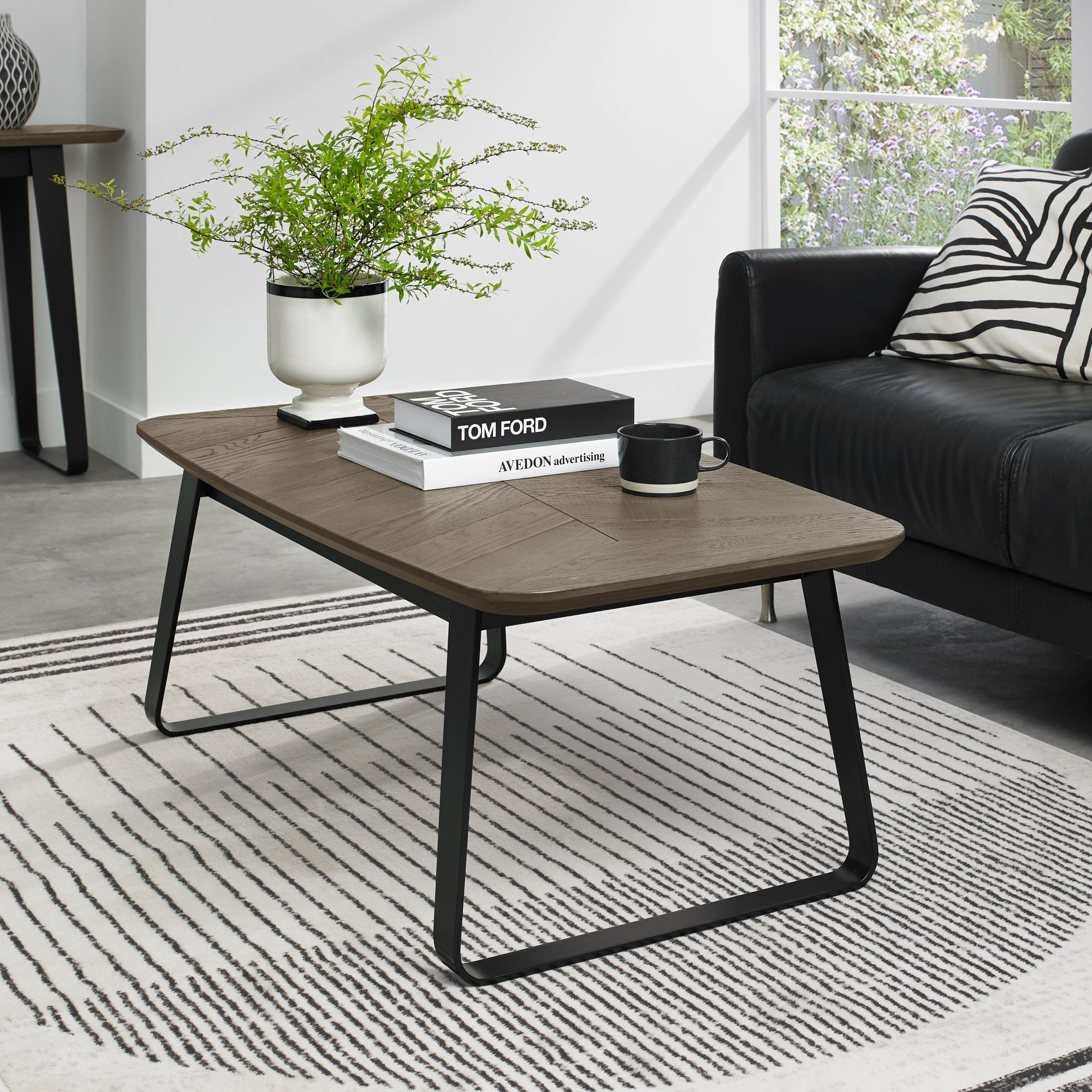 Emerson Weathered Oak Rectangular Coffee Table | Living Room - Bentley ...