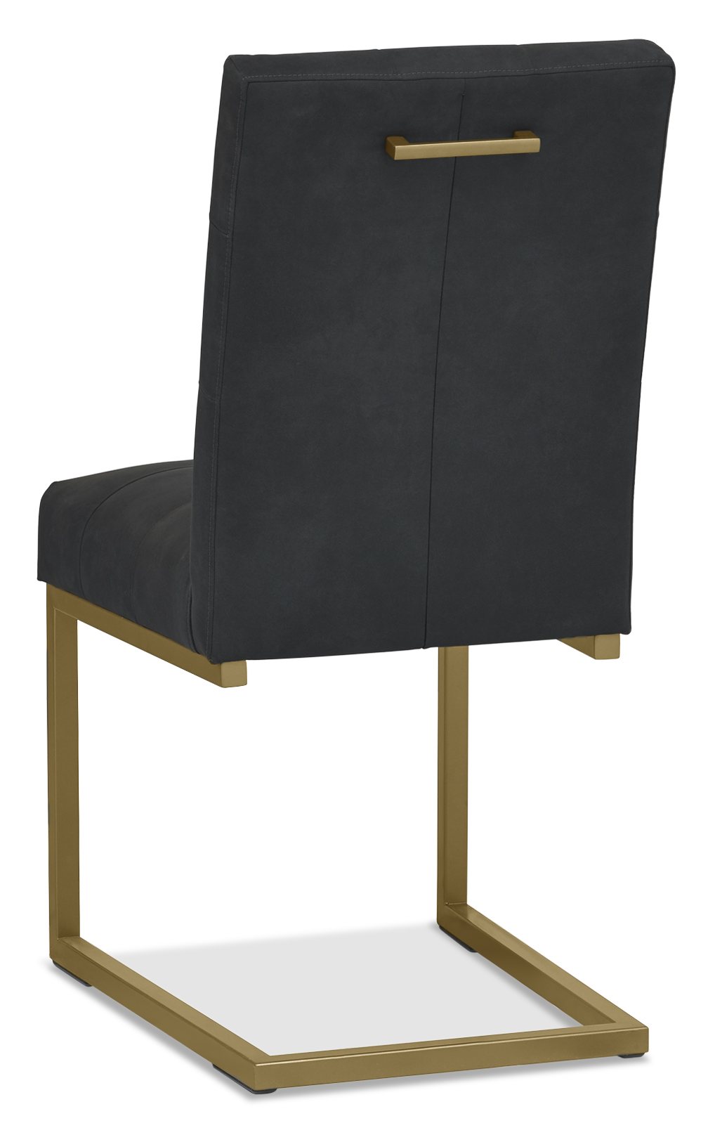 Athena Cantilever Chair - Dark Grey Fabric | Dining Room - Bentley ...