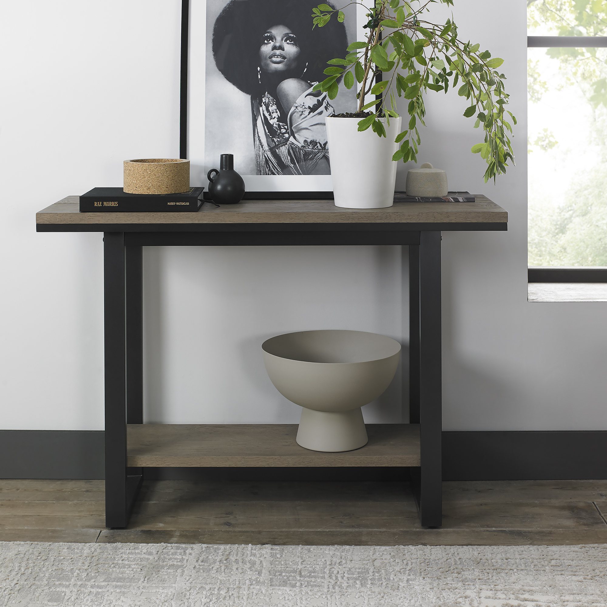 Tivoli Weathered Oak Console Table | Living Room Furniture - Bentley ...